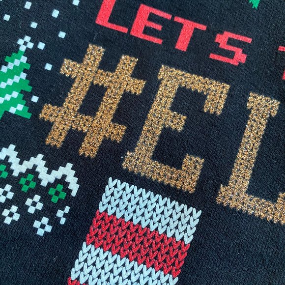 Hanes | Tops | Lets Take An Elfie M Christmas Sweatshirt | Poshmark